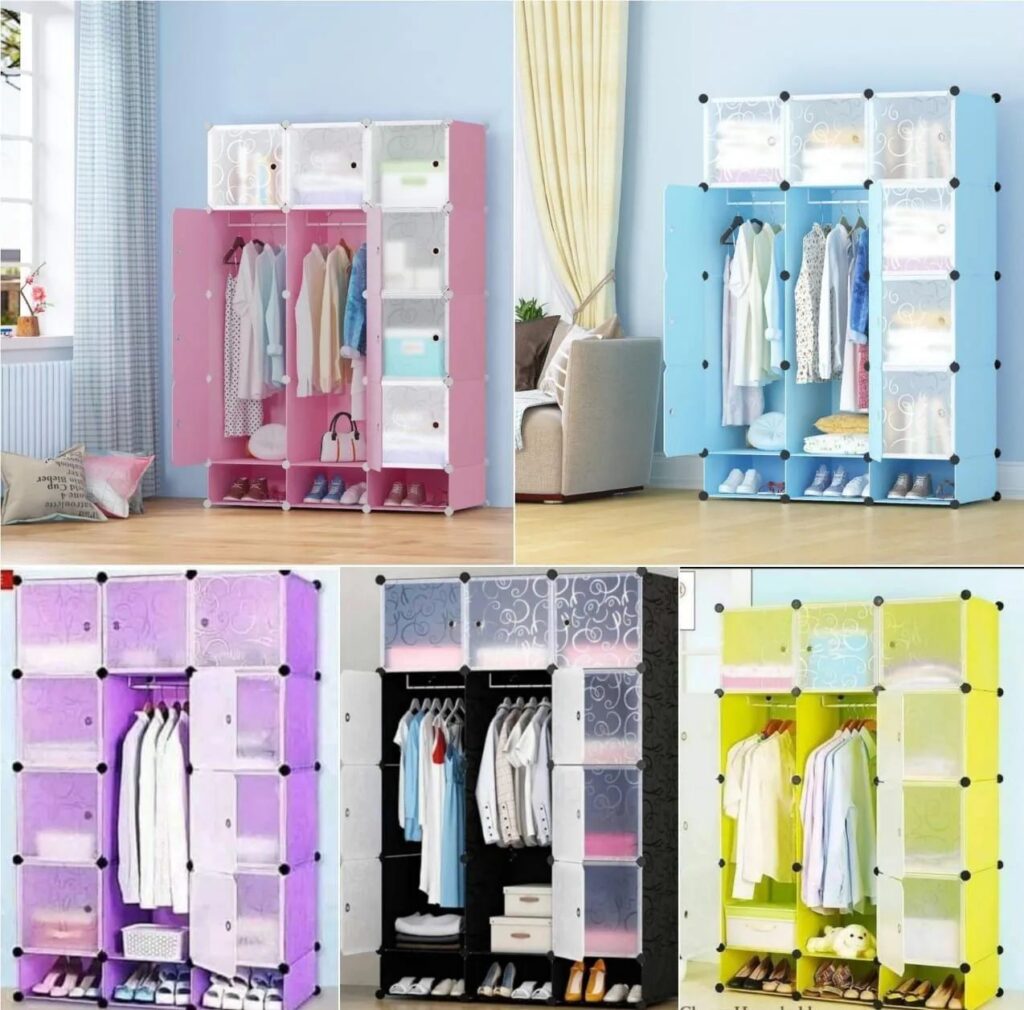 3 column plastic wardrobe – Rickys Home Interiors